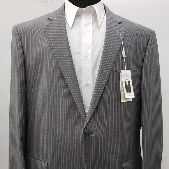 Manzini | Suits & Blazers | Manzini Super 5s Two Button Grey Suit ...